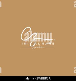 CZ Signature Logo Template Vector Stock Vector Image & Art - Alamy