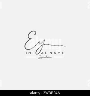 EY Signature Logo Template Vector Stock Vector Image & Art - Alamy