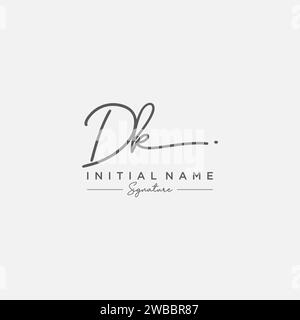 DK Signature Logo Template Vector Stock Vector Image & Art - Alamy