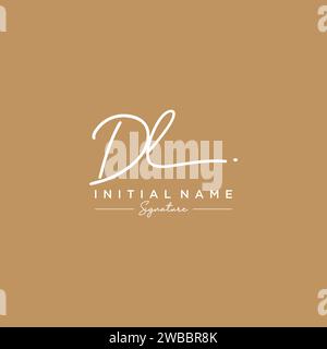 DL Signature Logo Template Vector Stock Vector Image & Art - Alamy