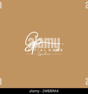GP Signature Logo Template Vector Stock Vector Image & Art - Alamy