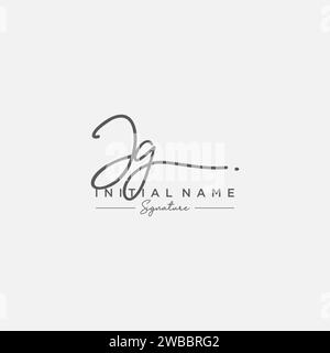 JG Signature Logo Template Vector Stock Vector Image & Art - Alamy