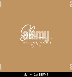 GB Signature Logo Template Vector Stock Vector Image & Art - Alamy