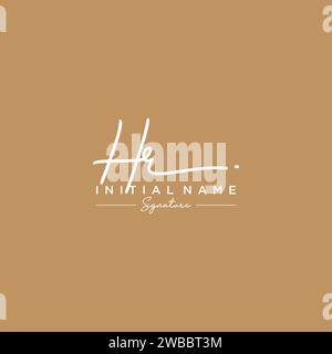 HR Signature Logo Template Vector Stock Vector Image & Art - Alamy