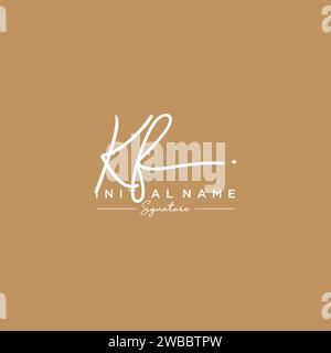 KF Signature Logo Template Vector Stock Vector Image & Art - Alamy