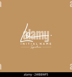 LP Signature Logo Template Vector Stock Vector Image & Art - Alamy