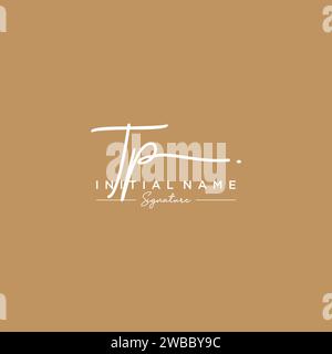 TP Signature Logo Template Vector Stock Vector Image & Art - Alamy
