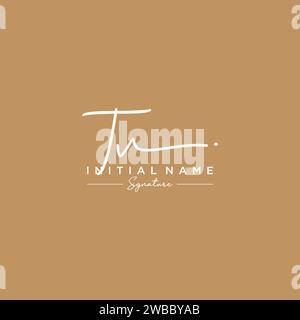 TV Signature Logo Template Vector Stock Vector Image & Art - Alamy