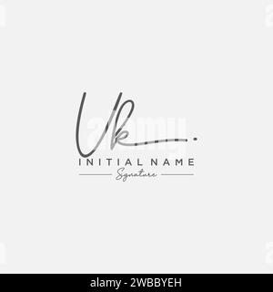 UK Signature Logo Template Vector Stock Vector Image & Art - Alamy