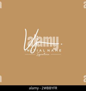 VJ Signature Logo Template Vector Stock Vector Image & Art - Alamy