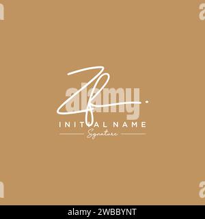ZF Signature Logo Template Vector Stock Vector Image & Art - Alamy