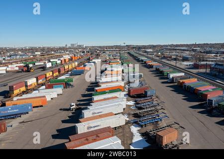 Denver, Colorado - The Union Pacific's Railroad's intermodal terminal ...