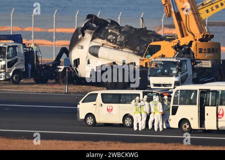 JAL's Airbus A350-900 (JL516 from Sapporo Shin-Chitose to Haneda, reg ...