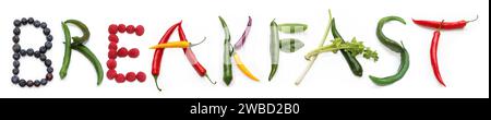 Letter G from green salad, raspberry, chili peppers alphabetic ABC ...