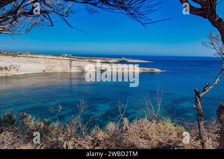 Hofriet Window at St. Peters Pools, Malta Stock Photo - Alamy