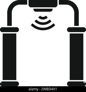 Care arch sensor icon simple vector. Safe driver. System control Stock ...