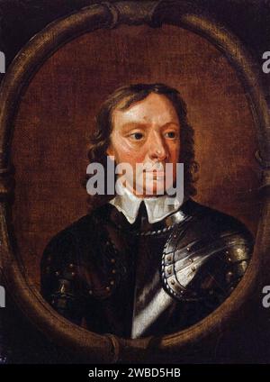 The portrait of Oliver Cromwell by Samuel Cooper, a renowned 17th ...