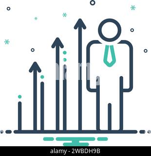 Icon for advancing,outdo Stock Vector Image & Art - Alamy