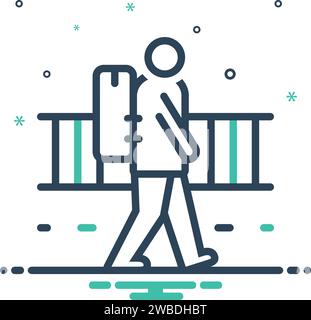 Icon for Vagrant,strolling Stock Vector Image & Art - Alamy