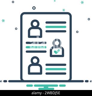 Icon for affectation Stock Vector Image & Art - Alamy