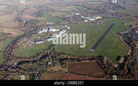 aerial view of RAF Cosford, an RAF air force base near Wolverhampton ...