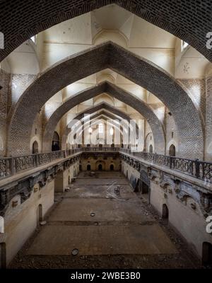 interior vaulting of the Jalayirid Khan Mirjan (or Murjan) 1357 CE ...
