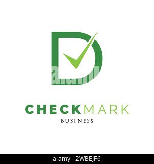 Initial Letter O Check Mark or Tick Icon Logo Design Template Stock ...
