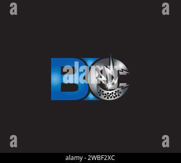 Modern Logo Solution Letter BC Stock Vector Image & Art - Alamy