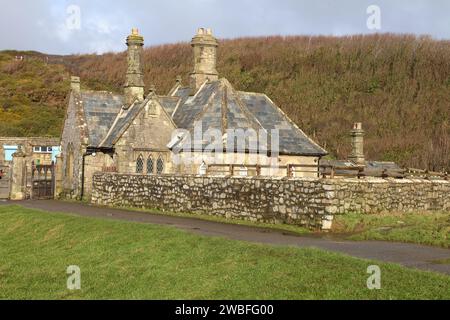 The Gate keepers house that was once the entrance to Dunraven Castle in ...