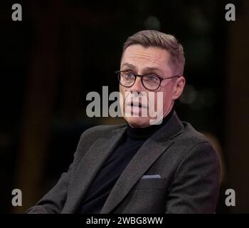 Finnish President Alexander Stubb speaks at the Annual Meeting of World ...