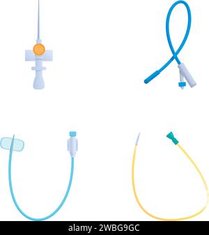 Intravenous infusion set icons Stock Vector Image & Art - Alamy