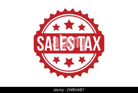 Sales Tax Stamp. Sales Tax Rubber grunge Stamp Seal Stock Vector Image ...