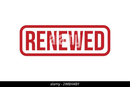 Renewed Stamp. Renewed Rubber grunge Stamp Seal Stock Vector Image ...