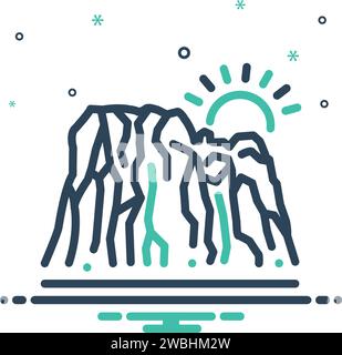 Icon for bedrock,basis Stock Vector Image & Art - Alamy