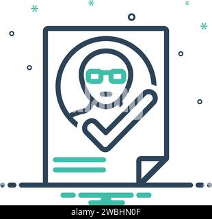 Icon for attendance,presence Stock Vector Image & Art - Alamy