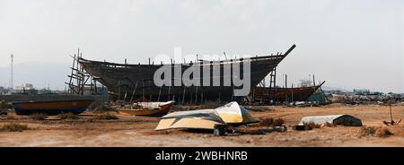 Tradition Lenj Fishing Boat in Qeshm Island in Southern Iran, taken in ...