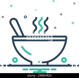 Icon for chowder,bowl Stock Vector Image & Art - Alamy