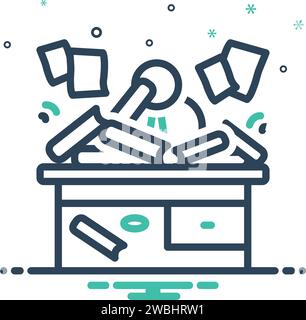 Icon for disorganized,haphazard Stock Vector Image & Art - Alamy