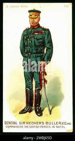 General Sir Redvers Buller VC - Vintage Cigarette Card Illustration ...