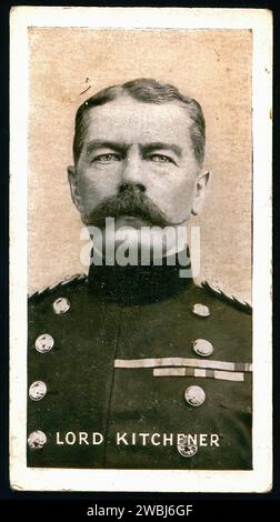 Lord Kitchener - Vintage Cigarette Card Stock Photo - Alamy