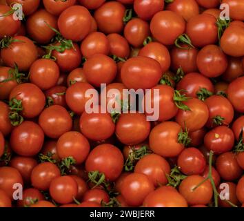 Tomatoes on a supermarket counter Stock Photo - Alamy