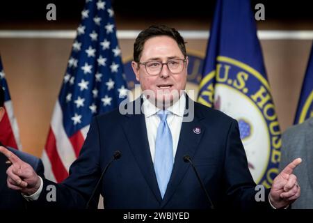 United States Representative Mike Flood (Republican of Nebraska) offers ...