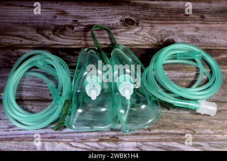 Oxygen mask, a mask that provides a method to transfer breathing oxygen ...
