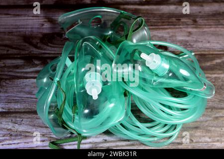 Oxygen mask, a mask that provides a method to transfer breathing oxygen ...