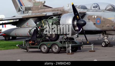 Armstrong Siddeley Cheetah, 9-cylinder air-cooled radial engine, at the ...