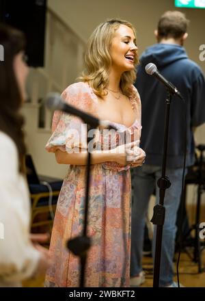 Laura Hickie and Maria Coyne recording West End New Friends, Victoria ...
