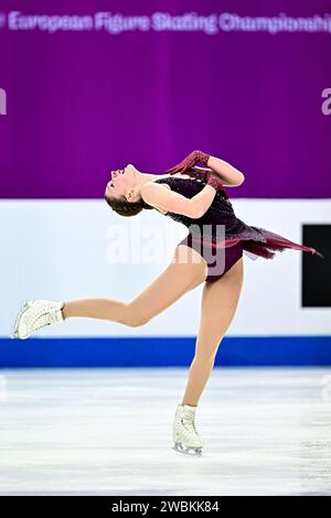 Sarina JOOS (ITA), during Women Free Skating, at the ISU Figure Skating ...