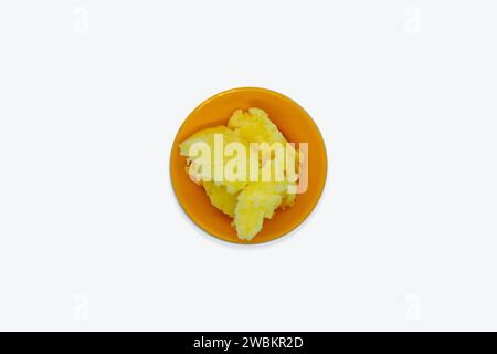 Small bowl of Yak Cow Ghee from the Himalayas of Nepal Stock Photo - Alamy
