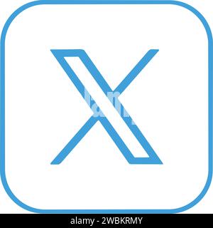 Twitter X new icons. Twitter blue bird rebrand, Threads Meta app black ...
