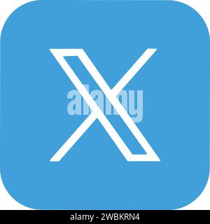 Twitter X new icons. Twitter blue bird rebrand, Threads Meta app black ...